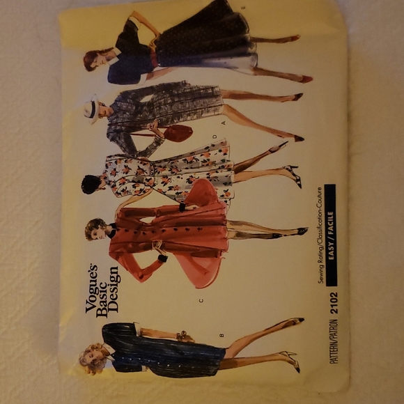 Vogue | Other | Vogue 22 Retro Dress Pattern Uncut | Poshmark
